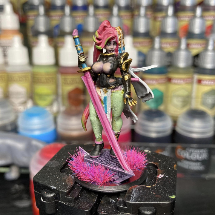 3D Print of 9a Shard (sword mistress) - 32mm - DnD by TyrantSparda