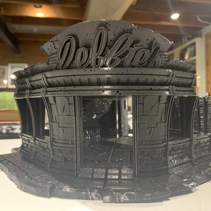 3D Print of Debbie's Diner - Main Dish by joewolz