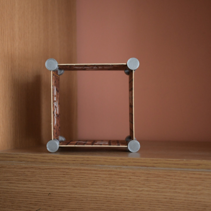 3D Printable Beer coaster shelves by Jakab Kristóf