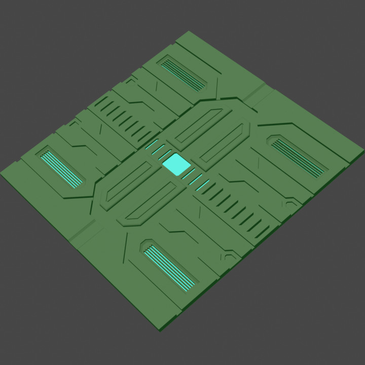 3D Printable ITG - SET A Complete (16 tiles) by Furious Q