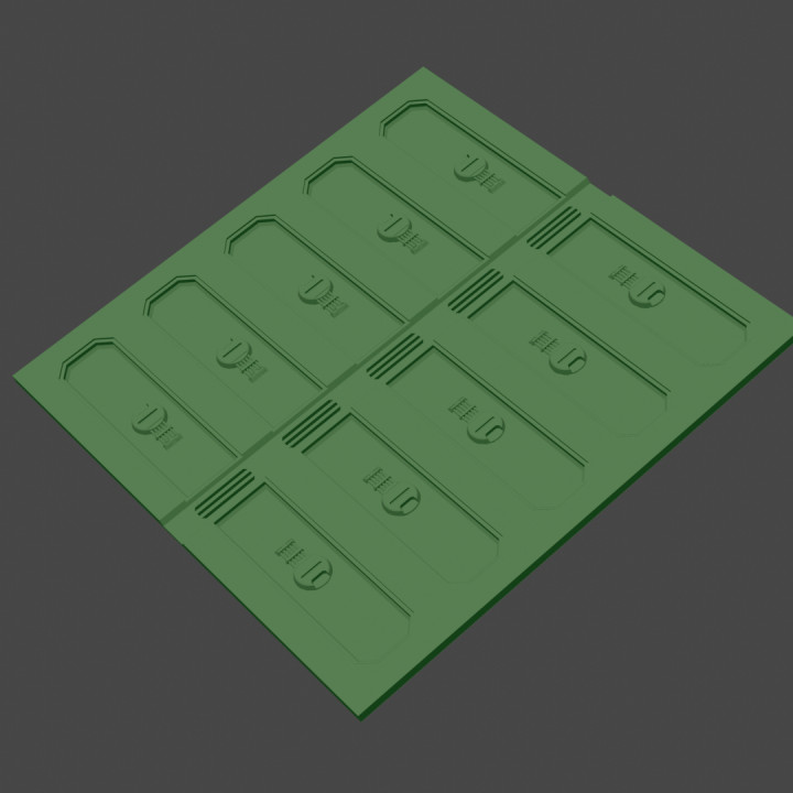 3D Printable ITG - SET A Complete (16 tiles) by Furious Q