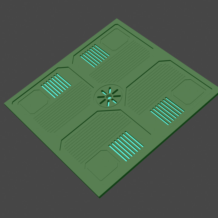 3D Printable ITG - SET A Complete (16 tiles) by Furious Q