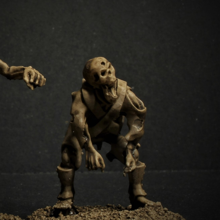 3D Printable Napoleonic Zombies by Knucklebones Miniatures