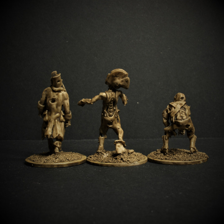 3D Printable Napoleonic Zombies by Knucklebones Miniatures