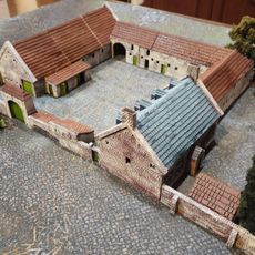 3D Printable Waterloo La Haye Sainte STL files by Jens Najewitz
