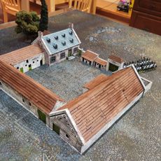 3D Printable Waterloo La Haye Sainte STL files by Jens Najewitz