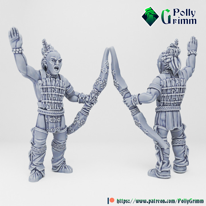 3D Printable Tabletop historic miniature. Wild west set. Native ...