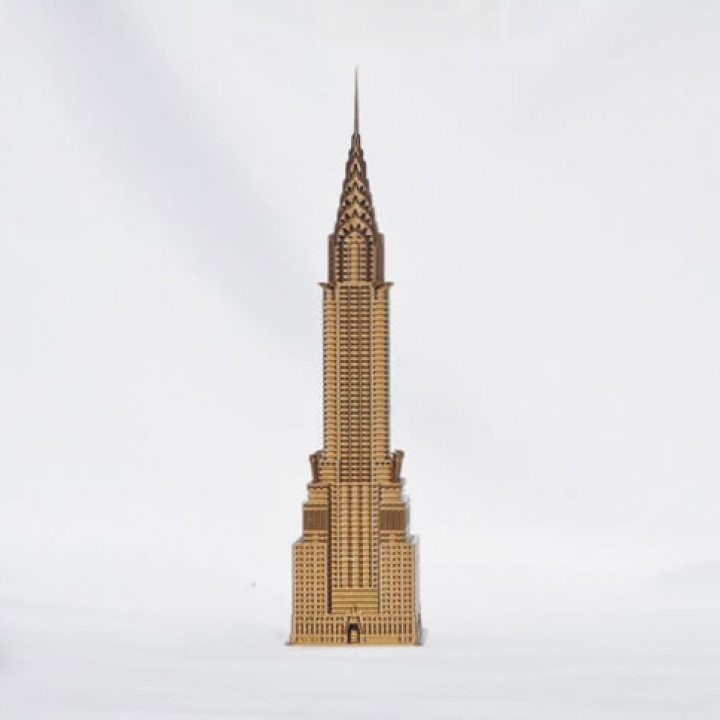 3D Printable Chrysler Building - New York City, USA by MiniWorld3D