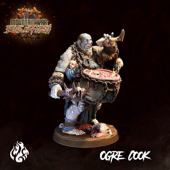 3D Printable Ogre Cook by Crippled God Foundry