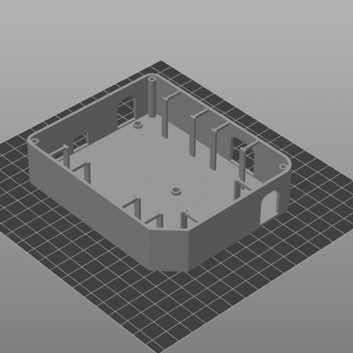 3D Printable Case Base for SKR MINI V3.0 with cable management space by ...