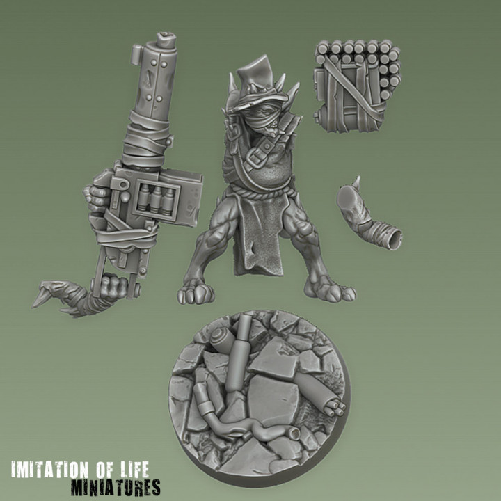 3D Printable Mallack the mutant by Imitation of Life Miniatures