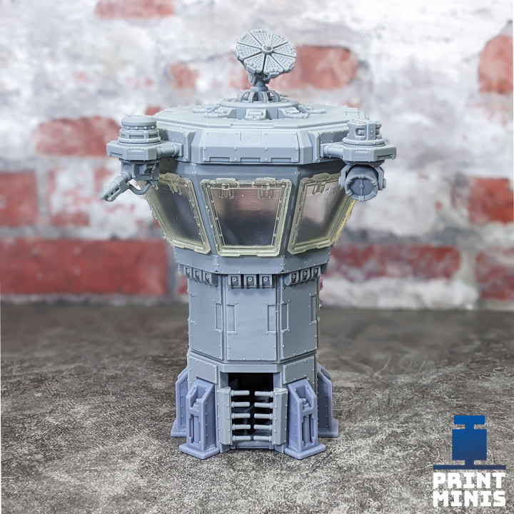 3D Printable Security Control Tower - Narok Prison Collection by Print ...