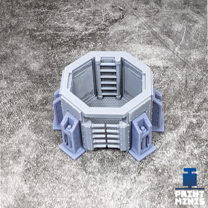 3D Printable Security Control Tower - Narok Prison Collection by Print ...