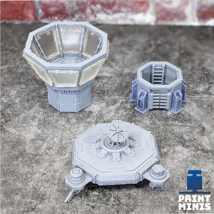 3D Printable Security Control Tower - Narok Prison Collection by Print ...