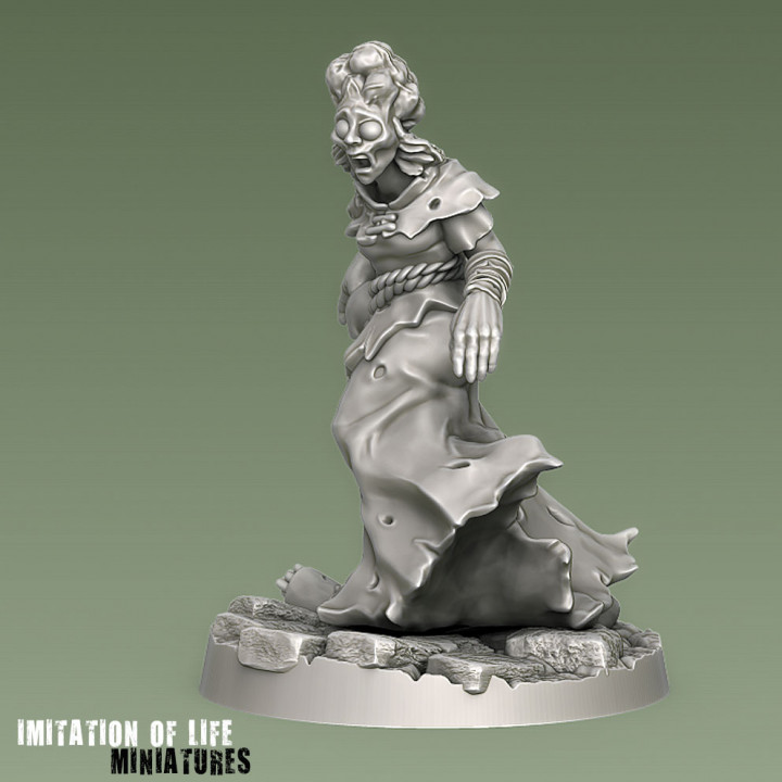 3D Printable Manea the psychic mutant by Imitation of Life Miniatures