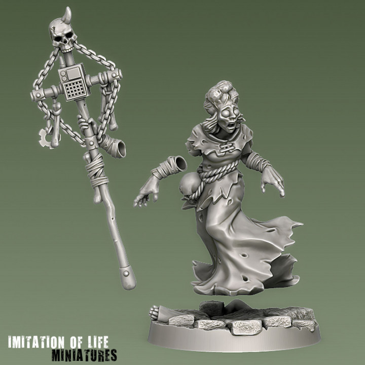 3D Printable Manea the psychic mutant by Imitation of Life Miniatures