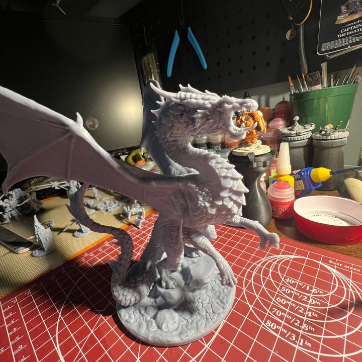 3D Print of Red Dragon (pre-supported) by JDabber710