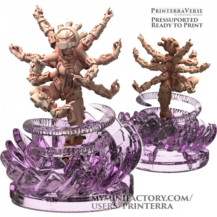 3D Printable TECHNOPUNK Cyber Digital Hacker Punk Aux Elvina by ...