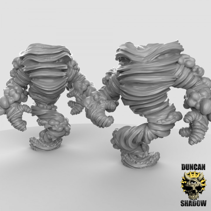 3D Printable Elementals Bundle (PreSupported) by Duncan Shadow
