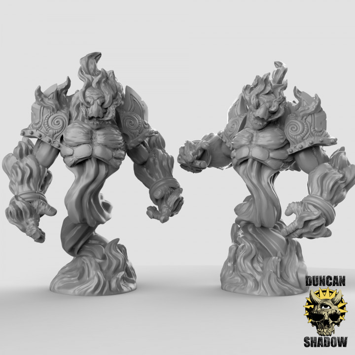 3D Printable Elementals Bundle (PreSupported) by Duncan Shadow