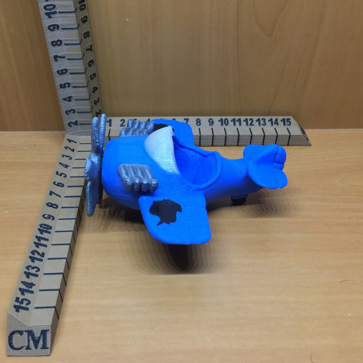 3D Printable Toy Plane by Star Labs 3D, LLC