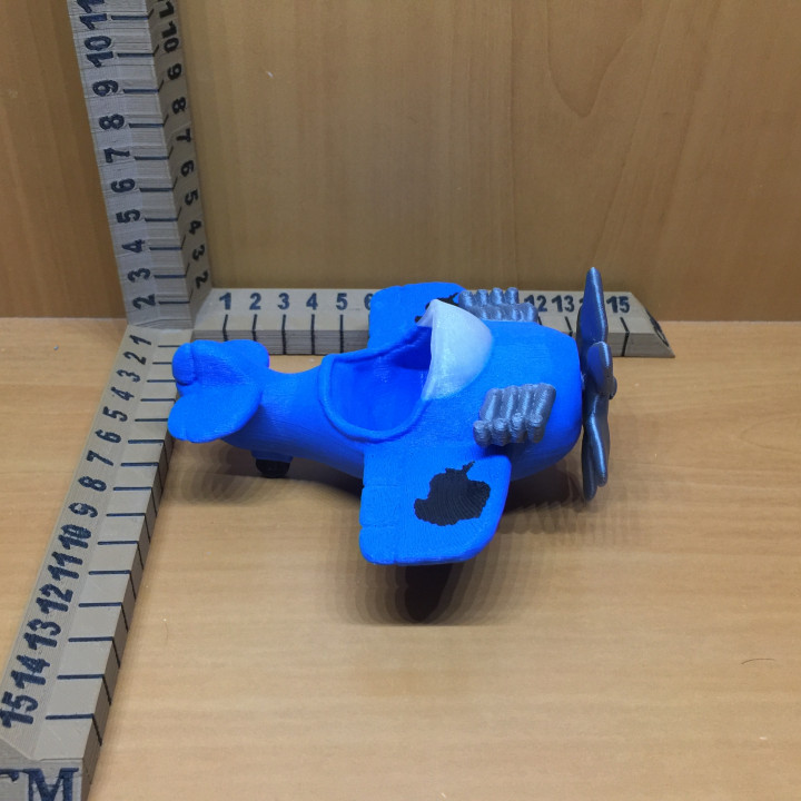 3D Printable Toy Plane by Star Labs 3D, LLC