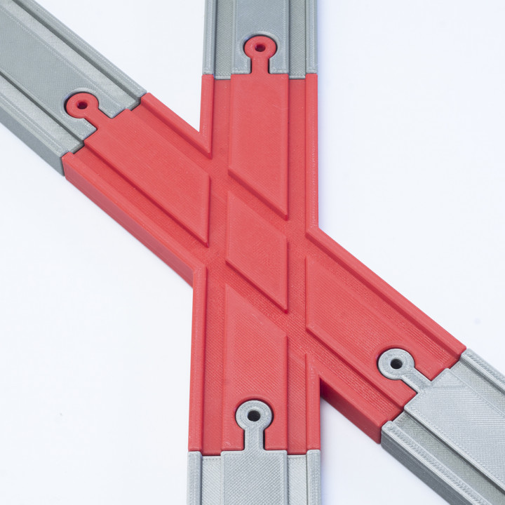 3D Printable Criss-cross Track - H2 by Michal Fanta