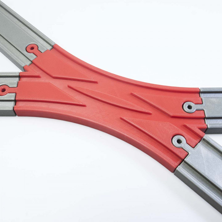 3D Printable Curved Crossing Track - H5 by Michal Fanta