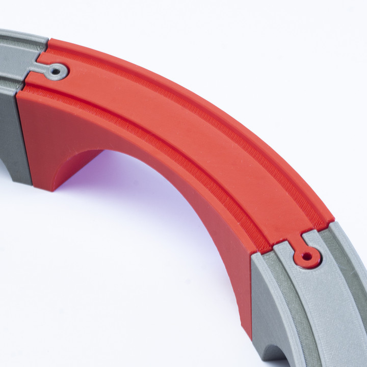 3D Printable Curved Viaduct Track - W5 by Michal Fanta
