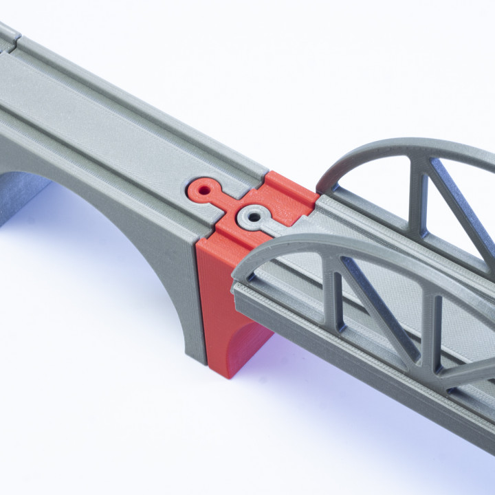 3D Printable Bridge Track - W9 by Michal Fanta