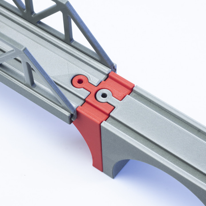 3D Printable Bridge Track - W9 by Michal Fanta