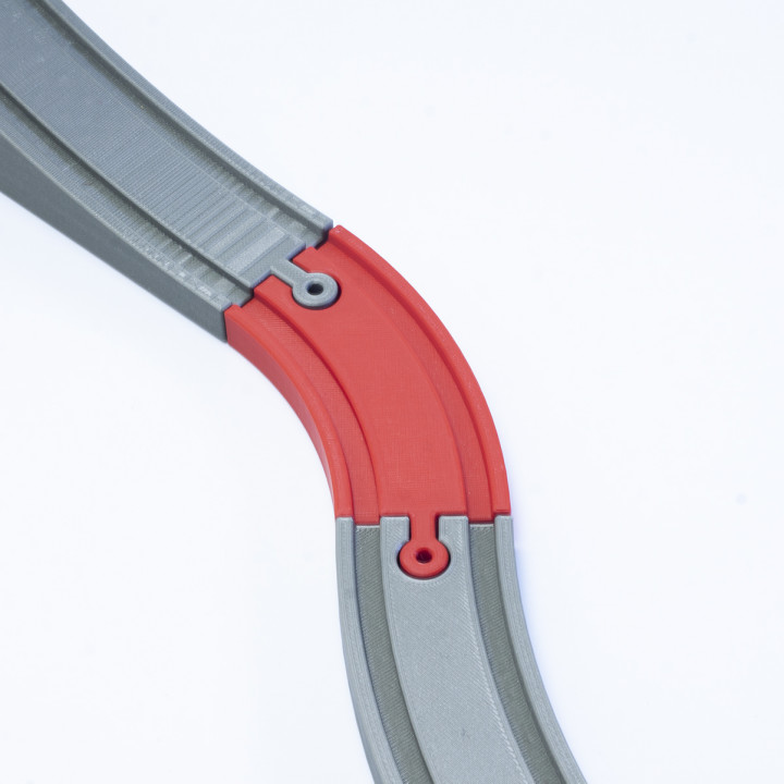 3D Printable Extended Bundle of Wooden Train Track with 50+ Unique ...