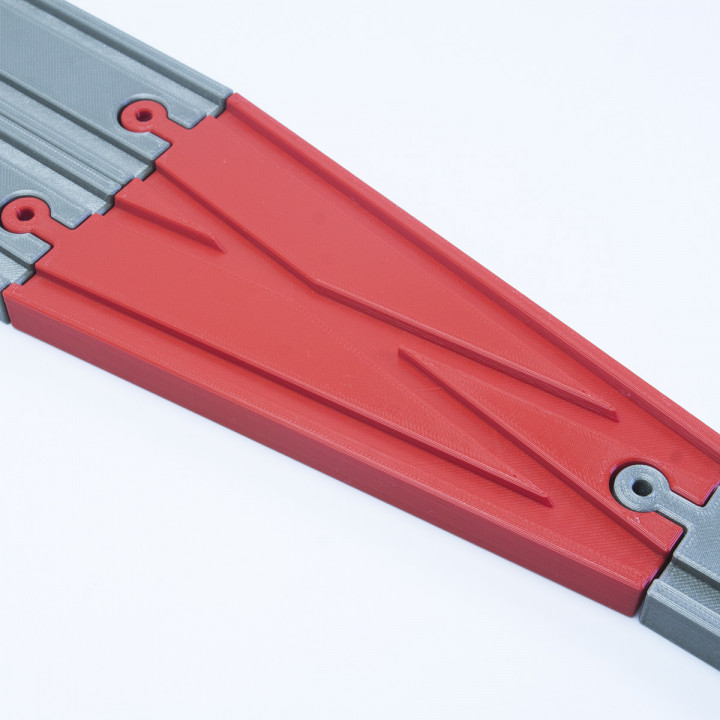 3D Printable Extended Bundle of Wooden Train Track with 50+ Unique ...