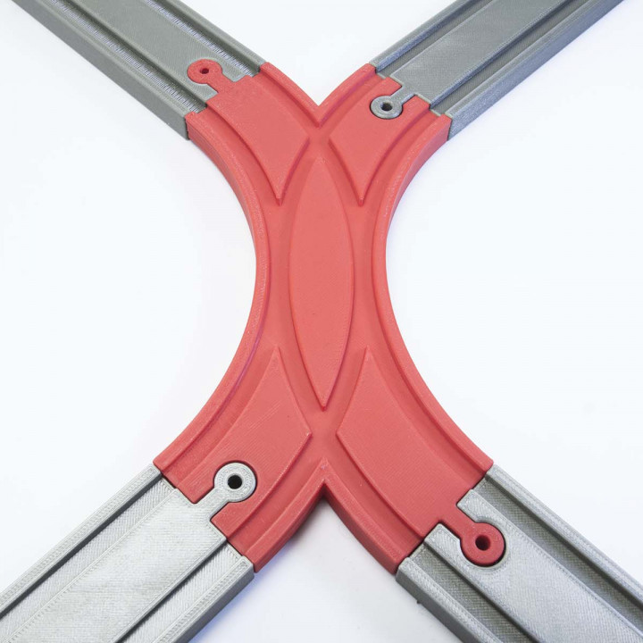 3D Printable Extended Bundle of Wooden Train Track with 50+ Unique ...