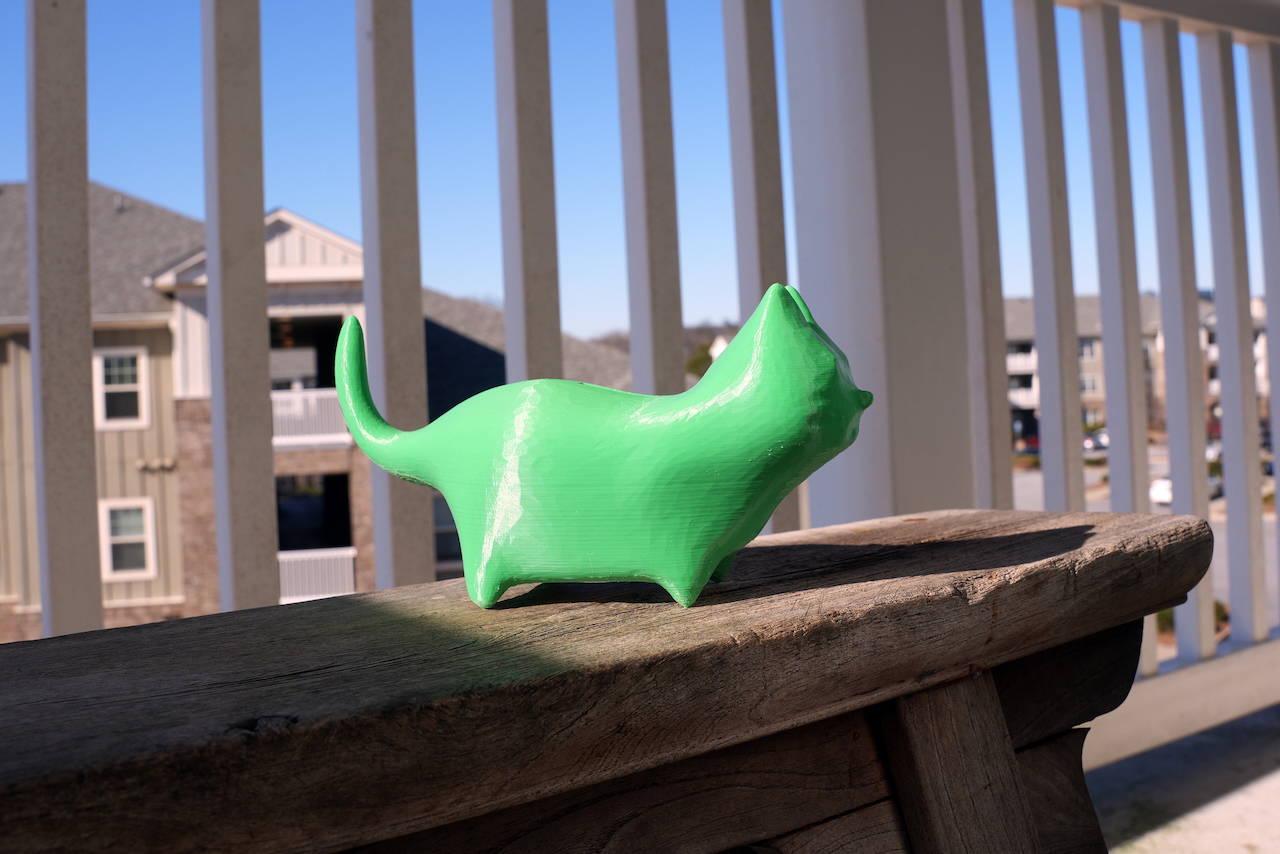 3D Printable Cat piggy bank by Philippe Barreaud