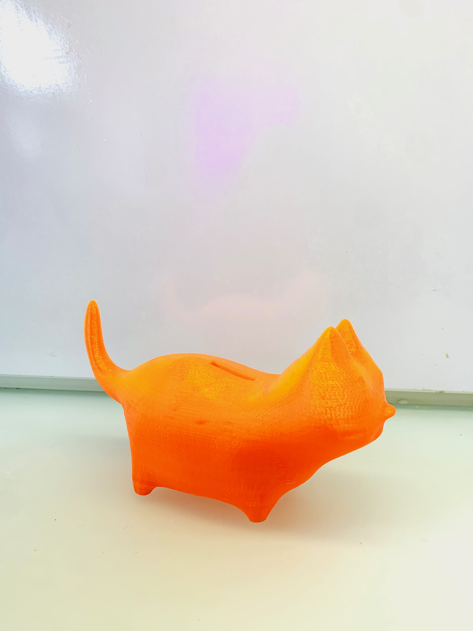 3D Printable Cat piggy bank by Philippe Barreaud