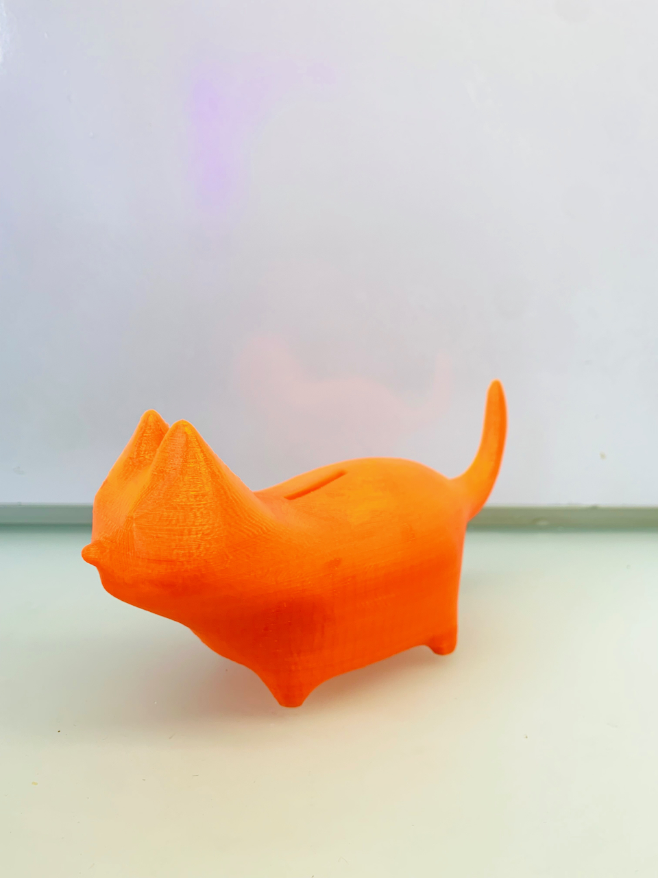 3D Printable Cat piggy bank by Philippe Barreaud