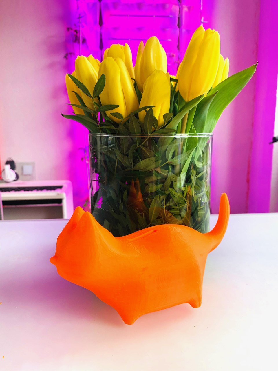 3D Printable Cat piggy bank by Philippe Barreaud