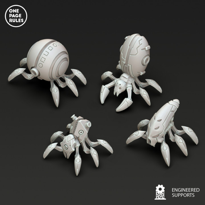 3D Printable Robot Legions Scatter Terrain by One Page Rules