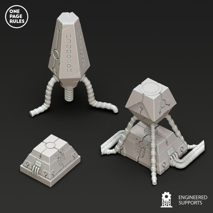 3D Printable Robot Legions Scatter Terrain by One Page Rules