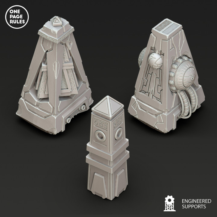 3D Printable Robot Legions Scatter Terrain by One Page Rules