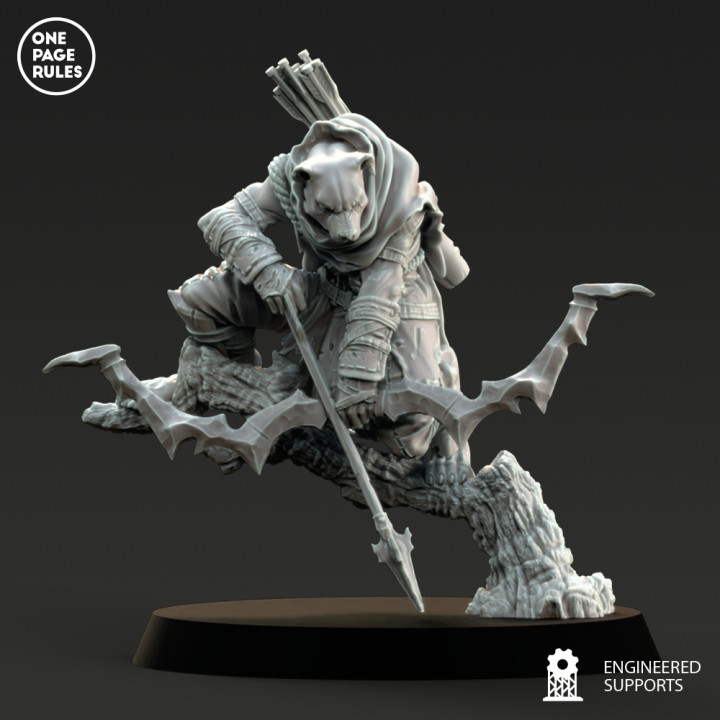 3D Printable Beastmen Raid Master by One Page Rules