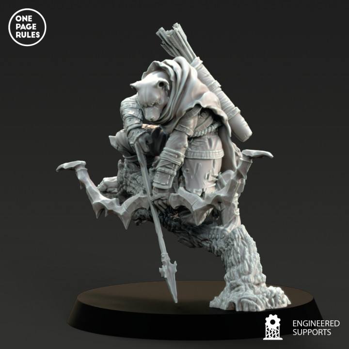3D Printable Beastmen Raid Master by One Page Rules