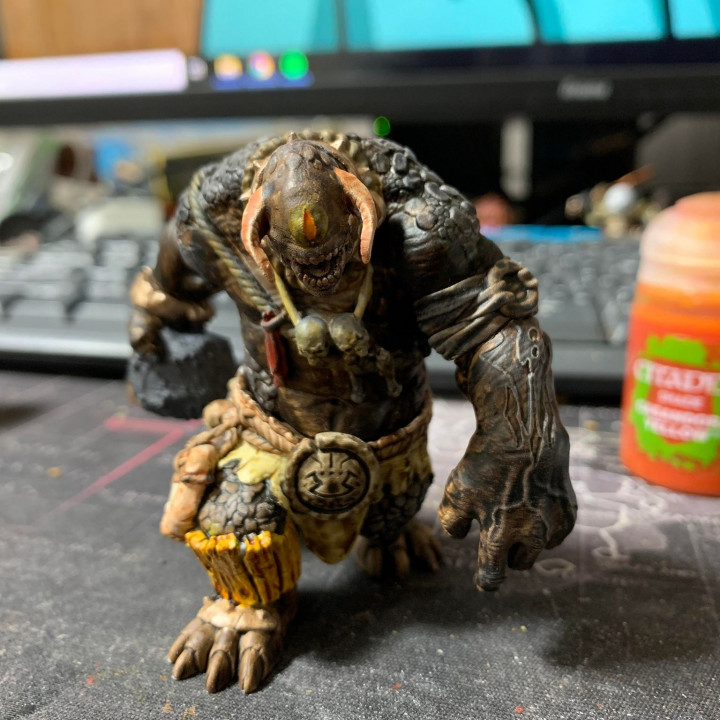 3D Print of Beastmen Cyclops by jamesddunn