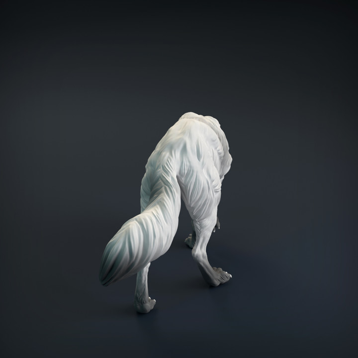 3D Printable Wolf by Animal Den Miniatures