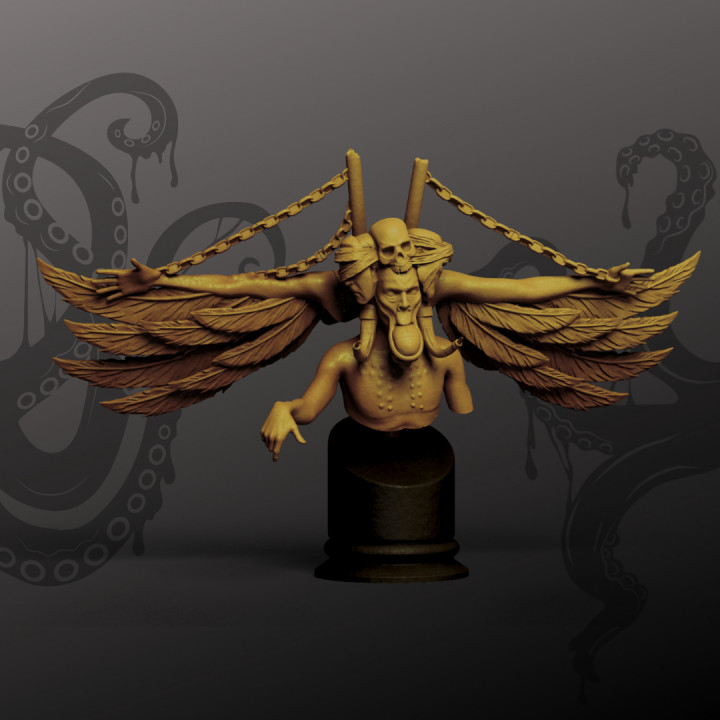 3D Printable The Unmaker & Bust by realsteone miniatures