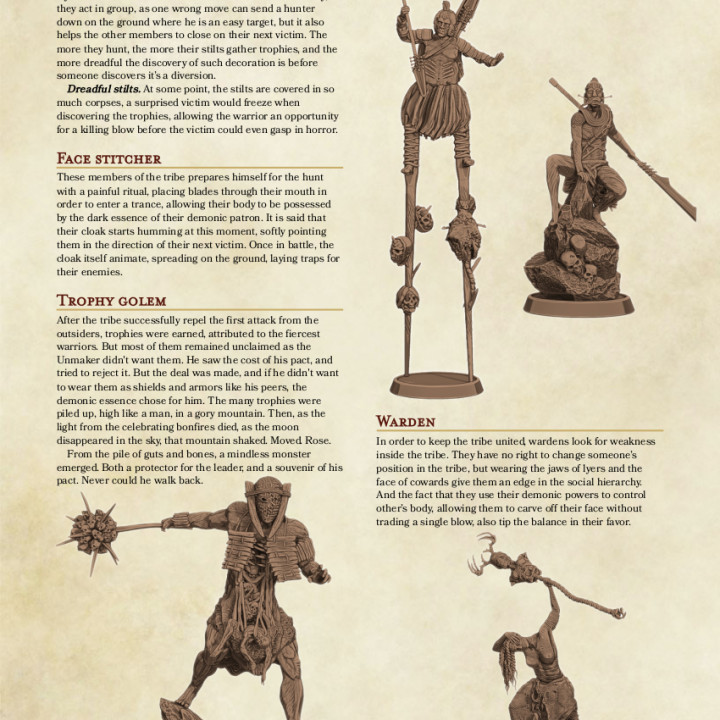 3D Printable The Unmaker & Bust by realsteone miniatures