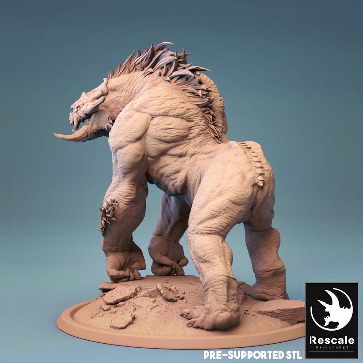3D Printable Barlgura Standing by Rescale Miniatures