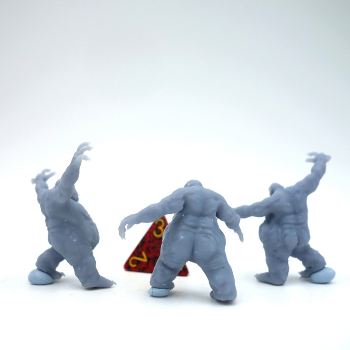 3D Printable Mane Demons (1 inch/25 mm base, 1 inch/28 mm height ...