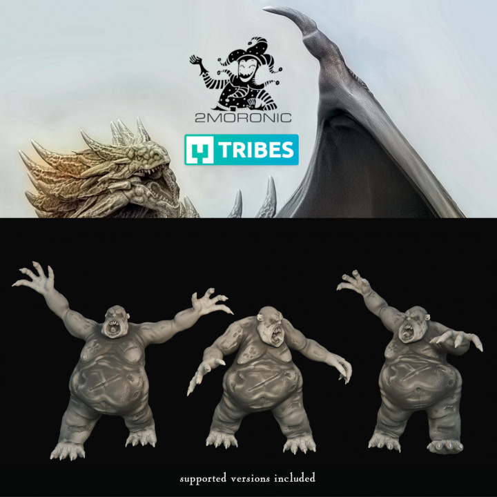 3D Printable Mane Demons (1 inch/25 mm base, 1 inch/28 mm height ...